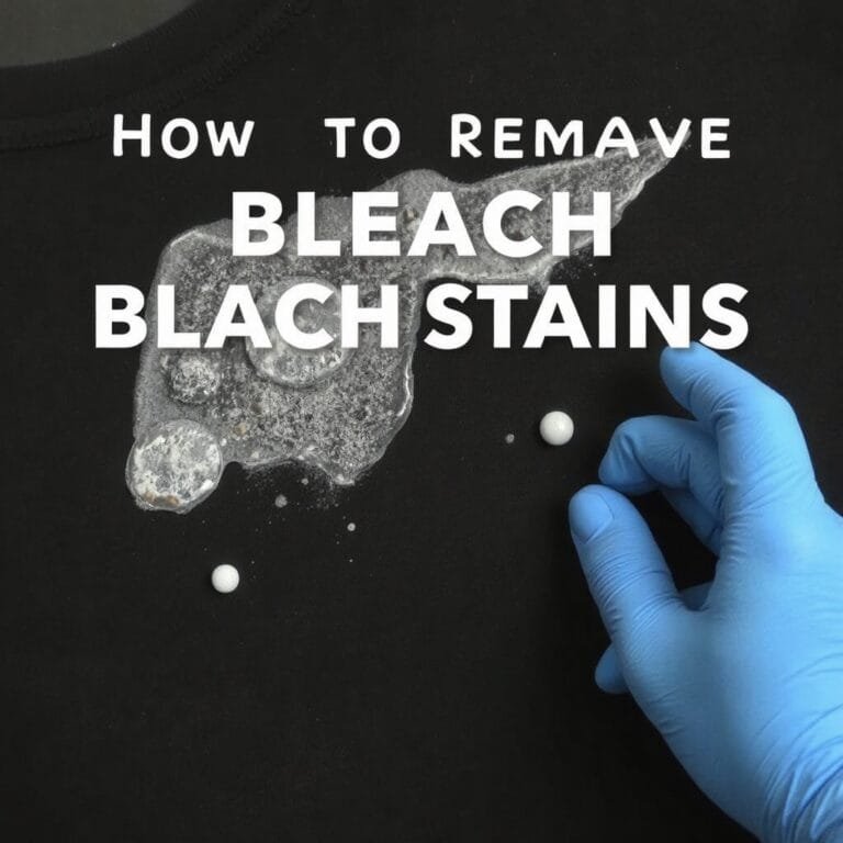 How to Remove Bleach Stains from Black Clothes: Repair and Restore Color