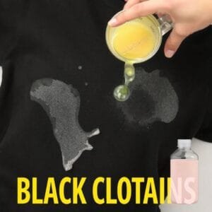 How to Remove Bleach Stains from Black Clothes: Repair and Restore Color